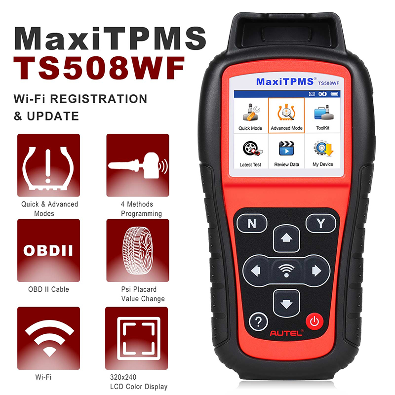 Autel MaxiTPMS TS508WF TPMS Programming Tool MX