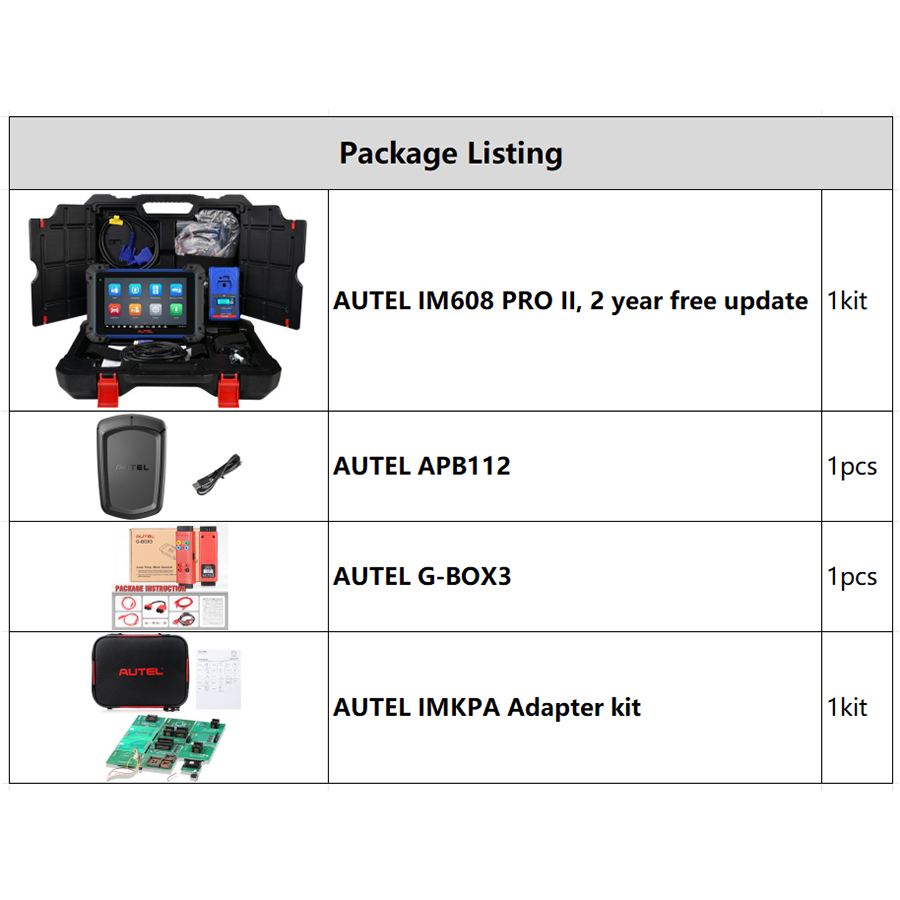 Autel MaxiIM IM608 PRO II Advanced Diagnose IMMO Key Programmer
