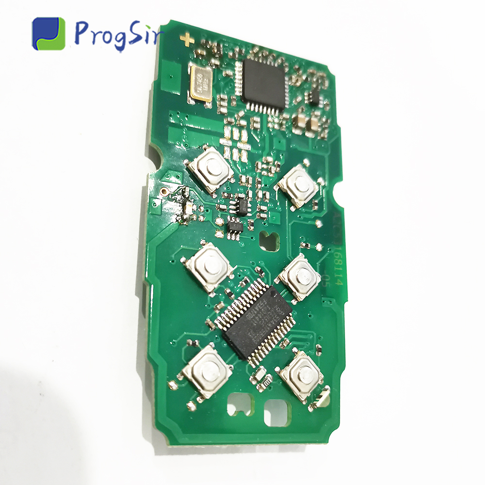 6Button 868MHz Smart Remote Control Key For Volvo With PCF7953 ID46 Chip