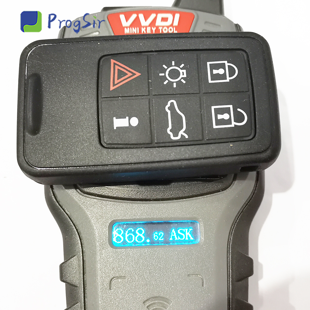 6Button 868MHz Smart Remote Control Key For Volvo With PCF7953 ID46 Chip