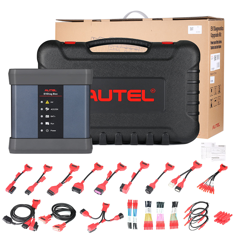 AUTEL EV Diagnostics Upgrade Kit EVDiag Box & Adapters for Battery Pack ...