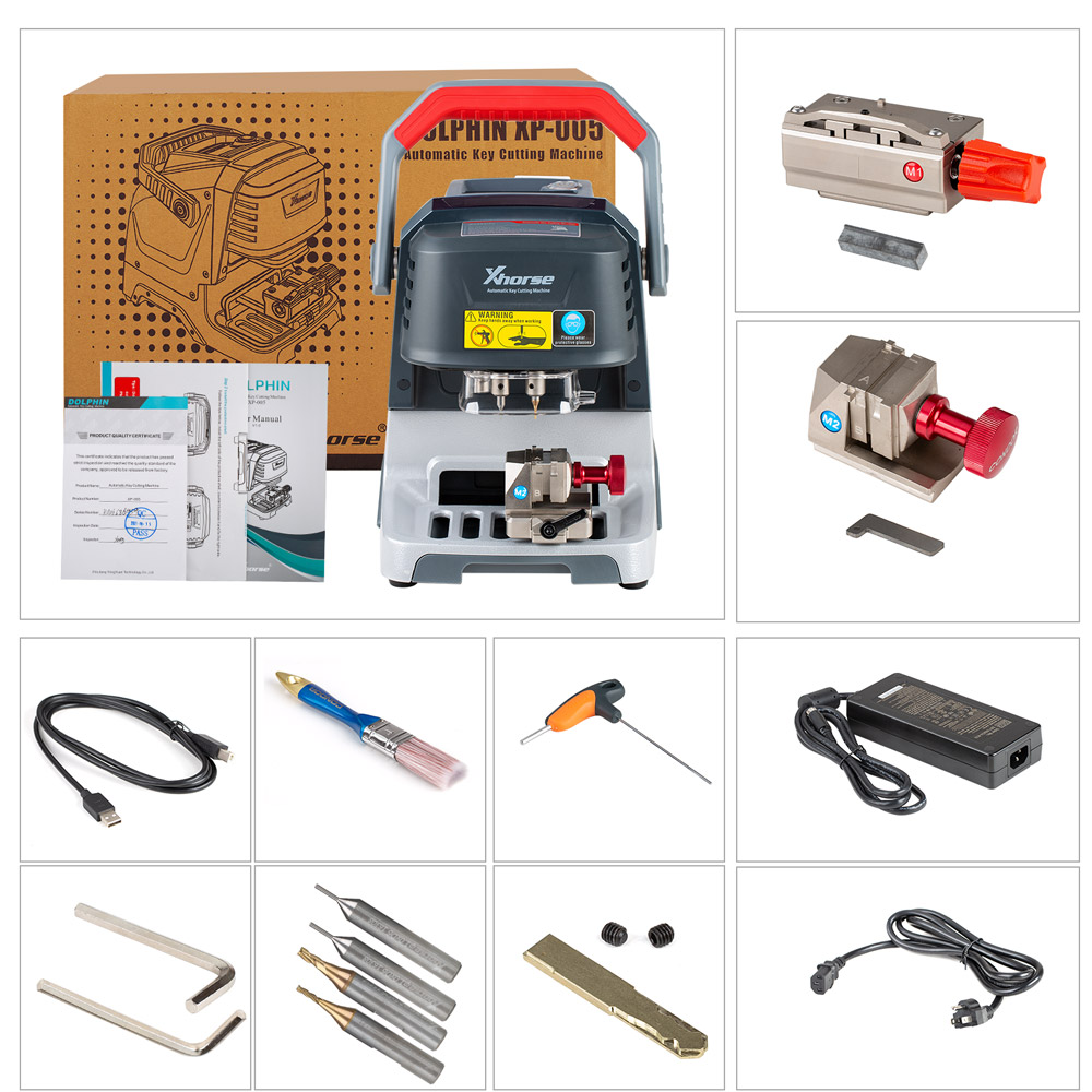 Xhorse Dolphin XP-005 Key Cutting Machine Multi-Language Cut Sided ...